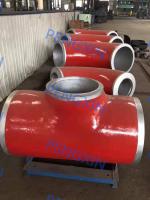 China Low Alloy Steel A234 WP91 ASME B16.9 Pipe Tee Fitting T Connector 1-24 Inch for sale