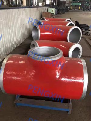 China Low Alloy Steel A234 WP91 ASME B16.9 Pipe Tee Fitting T Connector 1-24 Inch for sale
