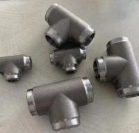 China 3 Inch ASTM A182 Forged Steel Socket Tee Pipe Fitting 3000LB for sale