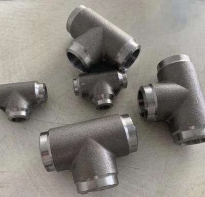 China 3 Inch ASTM A182 Forged Steel Socket Tee Pipe Fitting 3000LB for sale