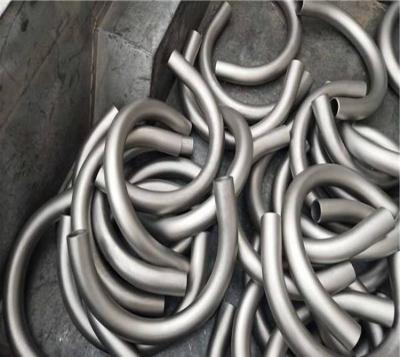 China 114.3x6.00mm Stainless Steel ASME 5D Pipe Bend for Oil Gas Pipeline for sale