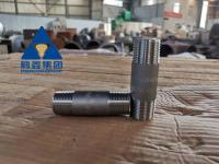China 1 Inch CL3000 Double Threaded Pipe Nipple L 120mm Forged Steel 304L ASME B16.11 for sale