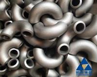 China A860 WPHY60 8 Inch Sch 80 180 Degree LR Pipe Elbow 219x12.7mm Black Coating for sale