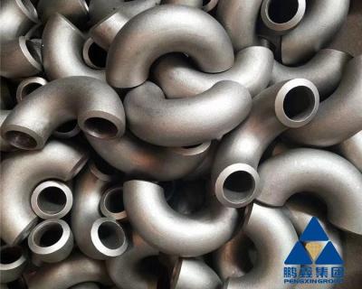China A860 WPHY60 8 Inch Sch 80 180 Degree LR Pipe Elbow 219x12.7mm Black Coating for sale