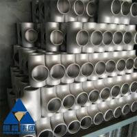 China Carbon Steel Straight Tee A234 WPB 10 Inch SCH 40 T Type Fitting Fluid Direction Change for sale