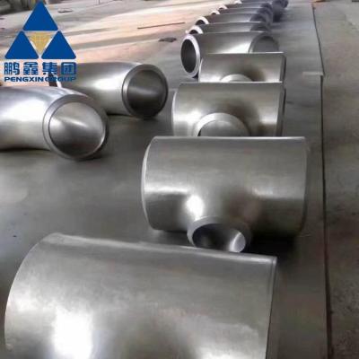 China Alloy Steel A234 WP22 Unequal Tee Pipe 20 x 16 Inch Sch 80 BW for sale