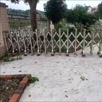 China Portable Stainless Steel Manual Retractable Traffic Barrier Foldable Security Road Block Fence for Outdoor & Courtyard Use for sale