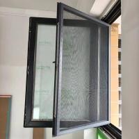China Modern Minimalist Design Stainless Steel Insect-Proof Bedroom Casement Window Screen Pocket Lock Aluminum Security Mesh for sale