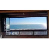 China China Manufacturer Soundproof Glass Door Patio Balcony Exterior Bi-fold Door French Window Customized Folding Picture Window for sale