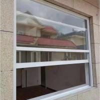 China Customized Thermal Break Aluminum Vertical Lift Sliding Double Tempered Glass Single Hung Kitchen Bathroom Exterior Window for sale