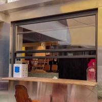 China Customized Thermal Break Aluminum Vertical Lift Sliding Double Tempered Glass Single Hung Kitchen Bathroom Exterior Window for sale
