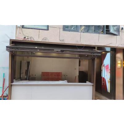 China Modern Aluminum Vertical Foldable Door Window Combination Thermal Insulation Double Glass Soundproof Bifold Window Commercial for sale