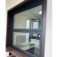 China Modern Aluminum Alloy Bi-Folding Soundproof Foldable Windows for Hotel Exterior & Balcony Vertical Folding Thermal Insulation for sale