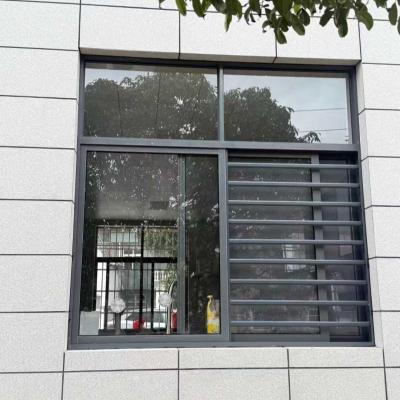 China Double High Security Modern Kitchen Bathroom Glazed Sliding Windows Custom Exterior Thermal Break Aluminum Alloy Hotel for sale