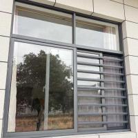 China Double High Security Modern Kitchen Bathroom Glazed Sliding Windows Custom Exterior Thermal Break Aluminum Alloy Hotel for sale