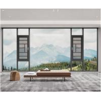 China Modern Soundproof Aluminum Casement Window Low-E Double Glass Heat Insulation Windproof Custom Window for Bathroom Bedroom for sale