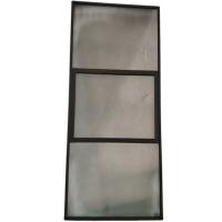 China Modern Aluminum Frame Three-section Stainless Steel Mosquito-Proof Washable Window Screens for Kitchen Bedroom Bathroom for sale