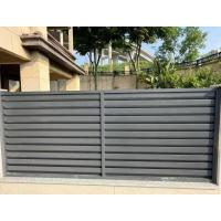 China Powder Coated Black Modern Outdoor Villa Courtyard Garden Privacy Aluminum Alloy Fence Eco-Friendly Easy-Installed Vertical for sale