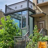 China Factory Outlet Modern Aluminum Fence Villa Garden Customized Stairs Terrace Railing Black Powder Coated Balustrades Outdoor for sale