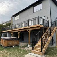China Factory Outlet Modern Aluminum Fence Villa Garden Customized Stairs Terrace Railing Black Powder Coated Balustrades Outdoor for sale
