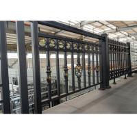 China Modern Aluminum Garden Fence Customization Outdoor Metal Fence Easy Install Villa Rails Durable Welded Fences Hospital Hotel for sale