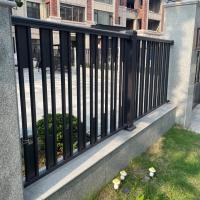 China Modern Aluminum Garden Fence Customization Outdoor Metal Fence Easy Install Villa Rails Durable Welded Fences Hospital Hotel for sale