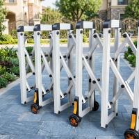 China Electric Automatic Sliding Stainless Steel /Alloy Retractable Driveway Gate for Warehouse with Industrial Design for sale