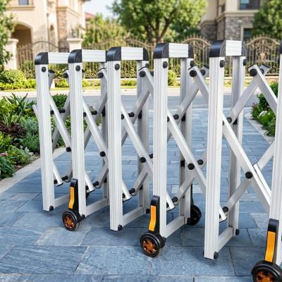 China Electric Automatic Sliding Stainless Steel /Alloy Retractable Driveway Gate for Warehouse with Industrial Design for sale