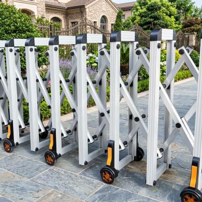 China Residential Hotel Use Automatic Sliding Cantilever Stainless Steel Security Gates System with Manual/Automatic Control for sale