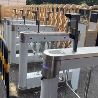 China Automatic Swing Turstile Anti-Tailgating Stainless Steel Villa Courtyard Outdoor Entrance Pedestrian Access Apartment School for sale
