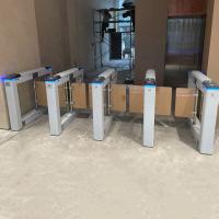 China Automatic Stainless Steel Brushless Motor Outdoor Hotel Swing Gate Anti-Tailgating Entrance Pedestrian Turstile System for sale