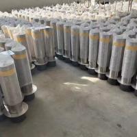 China Automatic Retractable Hydraulic Bollards Low Price 304SS Stainless Steel Car Parking Bollard Modern Traffic Barrier Rising Road for sale