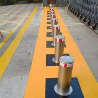 China 304 Stainless Steel Automatic Retractable Bollard Modern Car Parking Hydraulic Rising Road Safety Security Barrier for Outdoor for sale