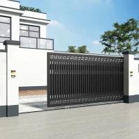 China Modern Automatic Aluminum Alloy Electric Sliding Gate for Courtyard & Outdoor for House Garden Villa & Apartment Driveway Use for sale
