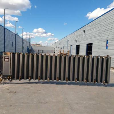 China Aluminum Alloy Stainless Steel Electric Retractable Gate-Modern Design Outdoor Use Automatic Trackless Door Remote Control for sale