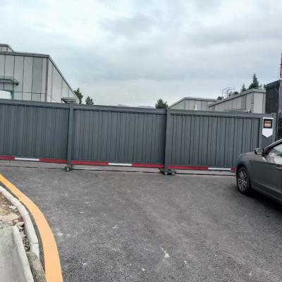 China Electric Remote Control Industrial Aluminum Automatic Sliding Gates Durable Eco-Friendly Outdoor Warehouse Entry Courtyard Park for sale