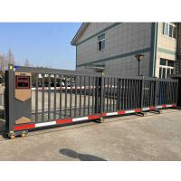 China European Commercial Automatic Expandable Segmented Entrance Sliding Door Aluminum Safety Retractable Gates for Gyms Hospitals for sale