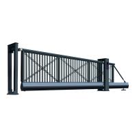 China Automatic Electric Cantilever Sliding Gate System Aluminum Alloy Remote Control Durable for Factory Industrial Area for sale