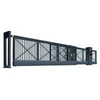 China Automatic Electric Cantilever Sliding Gate System Aluminum Alloy Remote Control Durable for Factory Industrial Area for sale