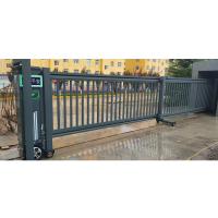 China Industrial Retractable Aluminum Alloy Electric Sliding Gate with Remote Control Modern Design for Apartment Driveway Entrance for sale