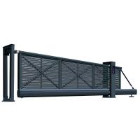 China Commercial Automatic Aluminum Gate Cantilever Sliding Design for Outdoor Entry Courtyard Villa Apartment Gym-Various Available for sale