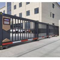 China Custom Aluminum Alloy Electric Automatic Motorized Telescopic Outdoor Hotel Industrial Driveway Segmented Sliding Gate Remote for sale