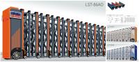 China Automatic Folding Security Barrier Gate Door Retractable Driveway Gate Retractable Industrial Safety Gate for sale