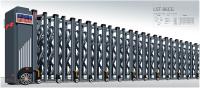 China Automatic Folding Security Barrier Gate Door Retractable Driveway Gate Retractable Industrial Safety Gate for sale