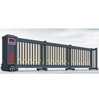 China Modern Aluminum Gates Design Cantilever Gate Industry Straight Sliding Gate Automatic Sliding Fence Gate for sale