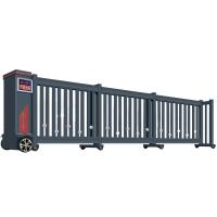 China Automatic Heavy Duty Telescopic Gate Section Slide Gate Electric Security Industrial Gate for sale
