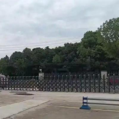 China Aluminum Alloy Electric Retractable Door Driveway Telescopic Entrance Gate Security Collapsible Automatic Folding Apartment Park for sale