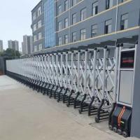 China Automatic Folding Security Barrier Gate Door Retractable Driveway Industrial Safety Gate for Apartment Hotel Entry for sale