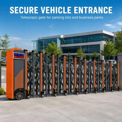 China Factory Prices Manual Barrier Gate Expandable Security Road Barricade Remote Road Crowd Control Aluminum Crash Traffic Barrier for sale