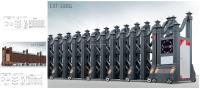 China Modern Indian House Main Gate Designs Trackless Sliding Folding Outdoor Automatic Retractable Gate for sale